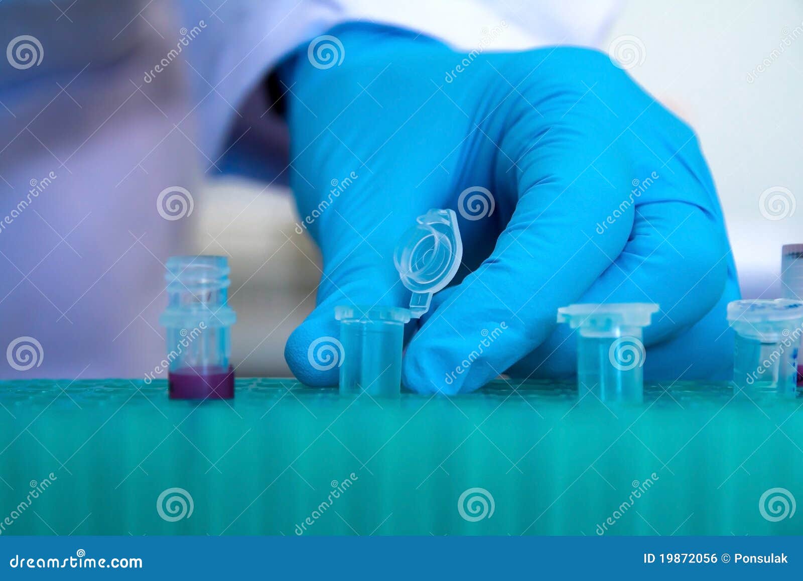 Scientist Holding a Test Tube Stock Photo - Image of pipette, biology ...