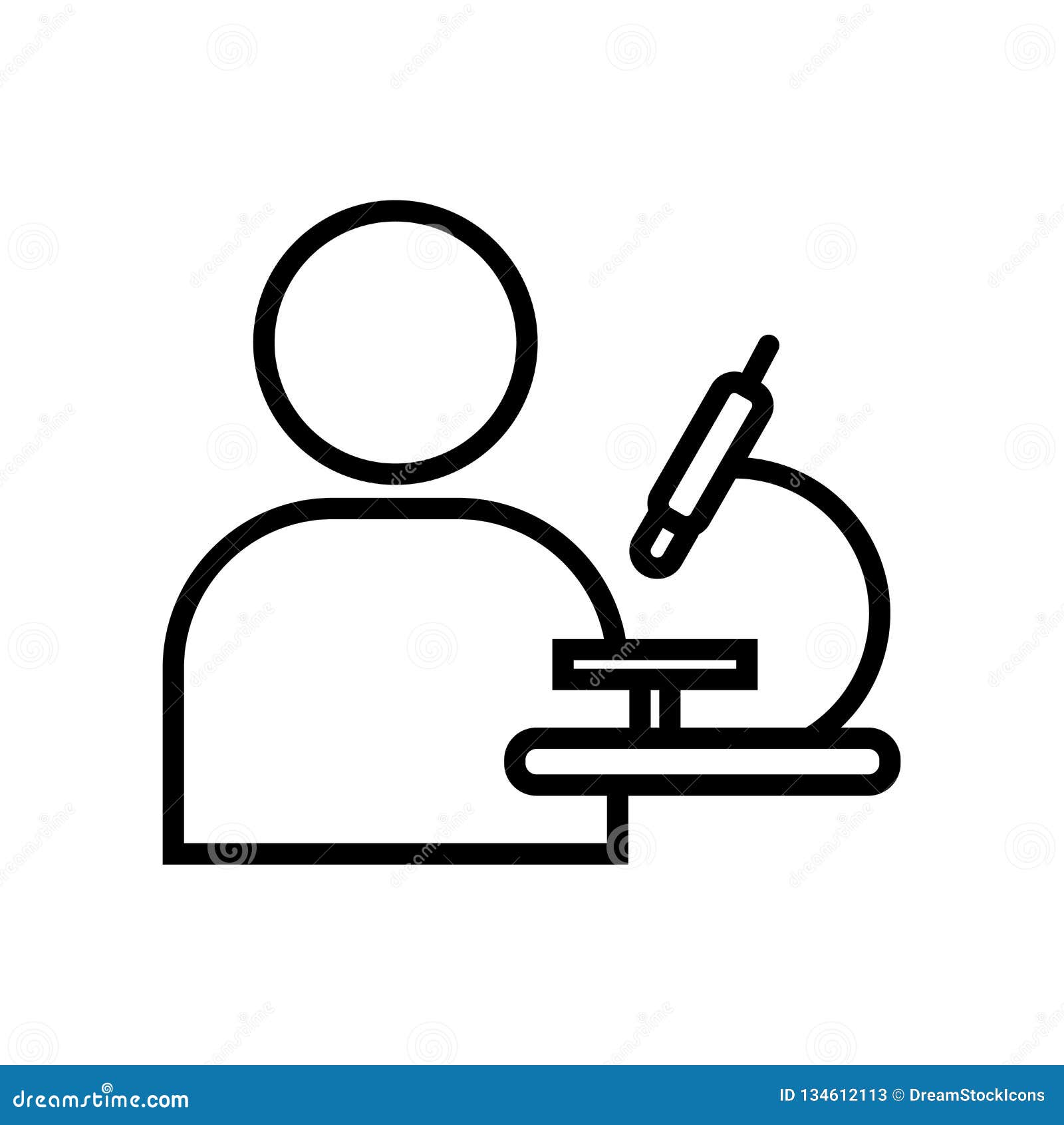 Scientist Icon Vector Isolated on White Background, Scientist Sign ...