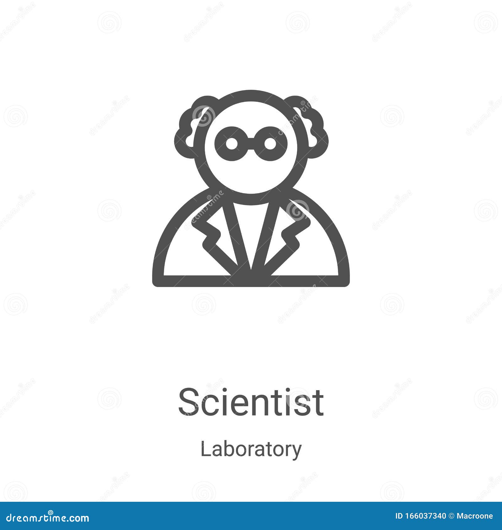 Scientist Icon Vector from Laboratory Collection. Thin Line Scientist ...