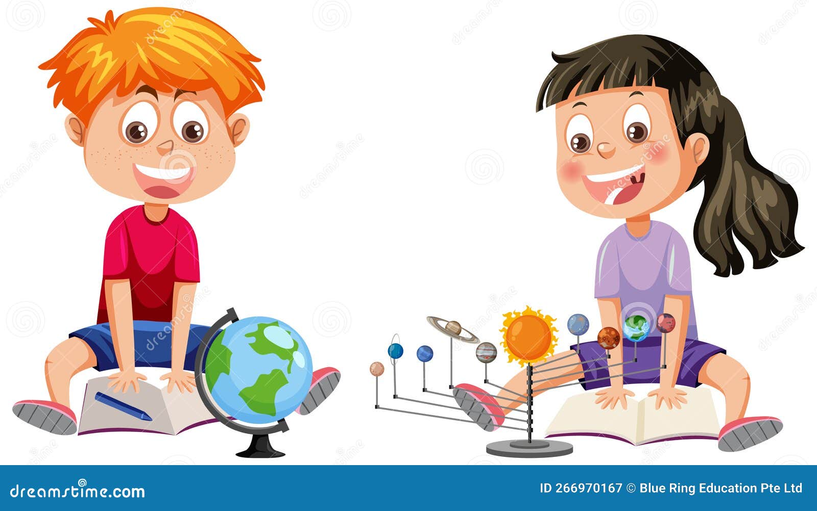 Scientist Kids Doing Science Experiment Stock Vector - Illustration of ...