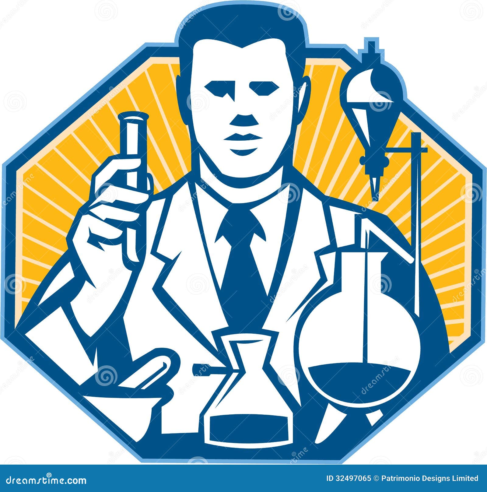 Scientist Lab Researcher Chemist Retro Stock Vector - Illustration of ... Scientist Lab Researcher Chemist Retro Stock Vector - Illustration of ...