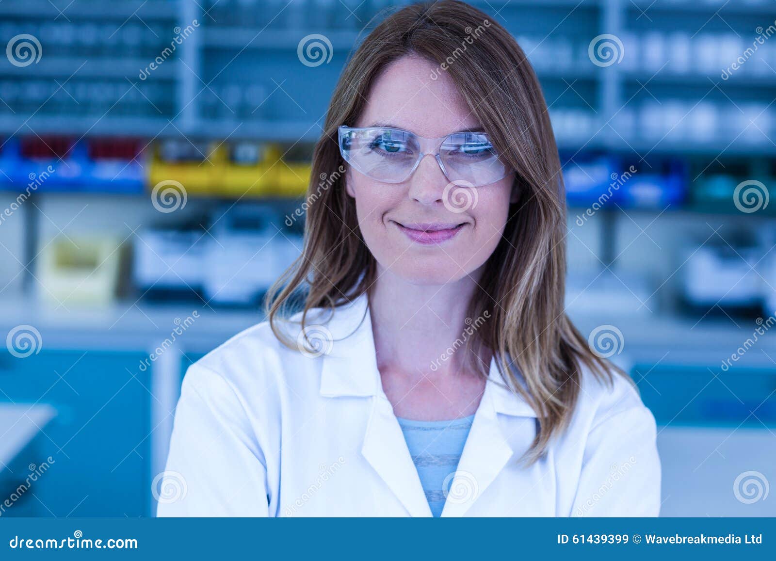 Scientist Looking at Camera in the Laboratory Stock Image - Image of ...