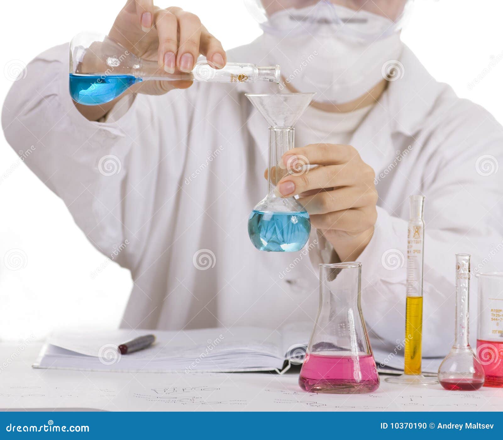 Scientist making tests stock photo. Image of chemical - 10370190