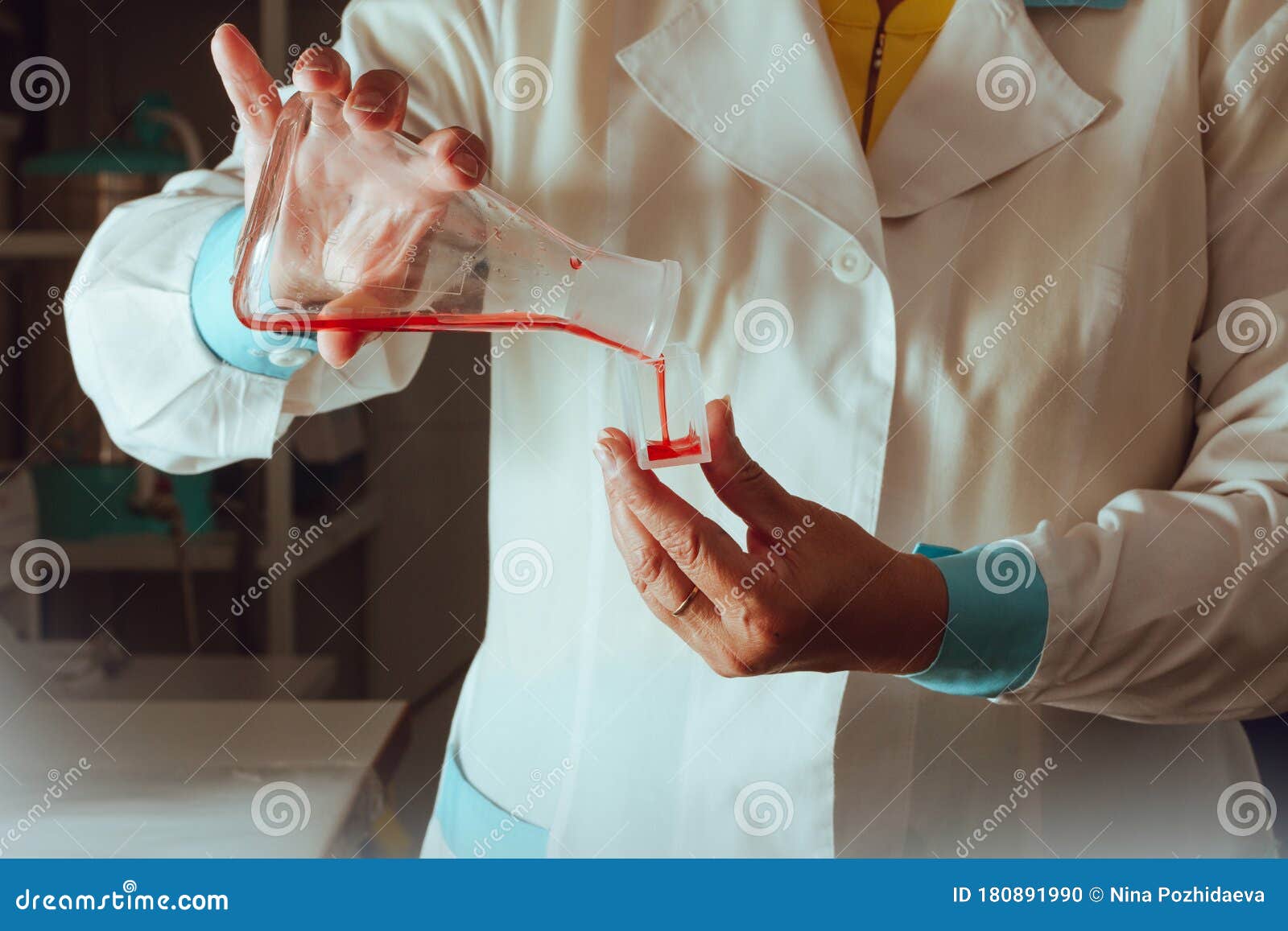 Scientist is Making Tests at the Laboratory Stock Photo - Image of ...