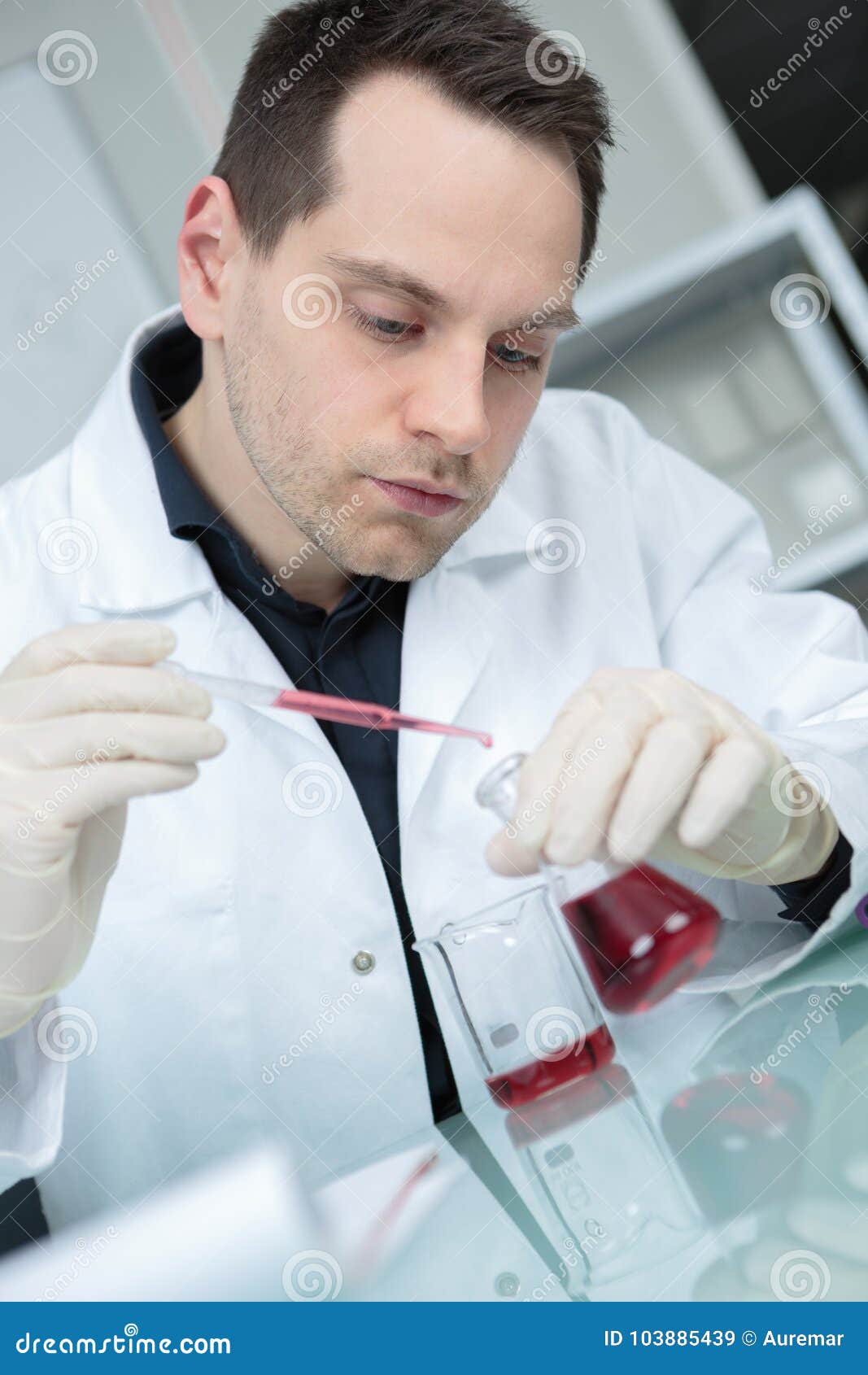 Scientist Mixing Tiny Bit Chemical Drop Stock Image - Image of pharmacy ...