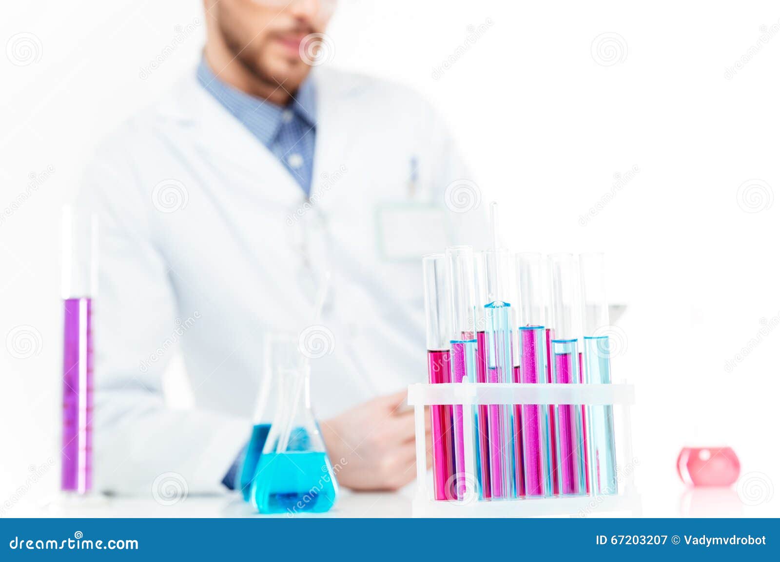 Scientist Pouring Chemicals in a Laboratory Stock Image - Image of ...