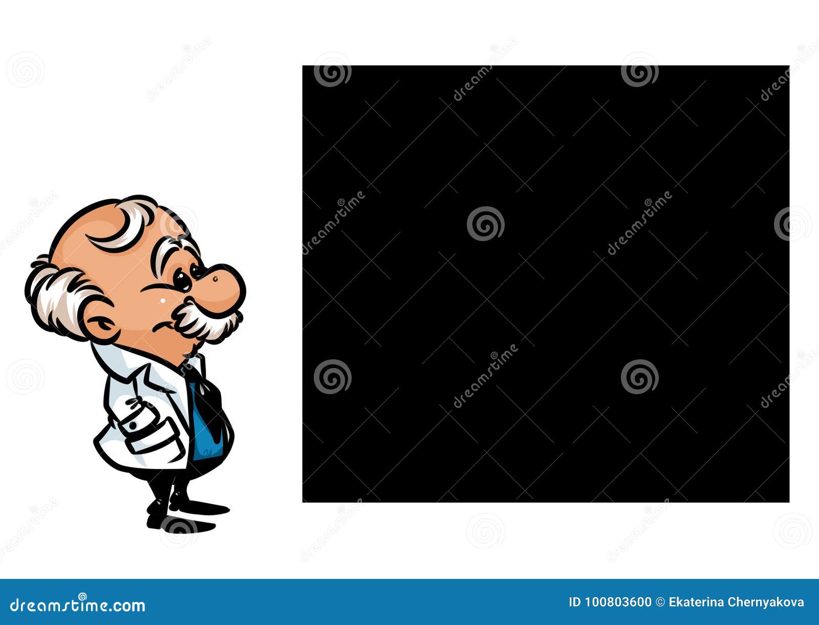 Scientist Professor School Board Stock Illustration - Illustration of ...