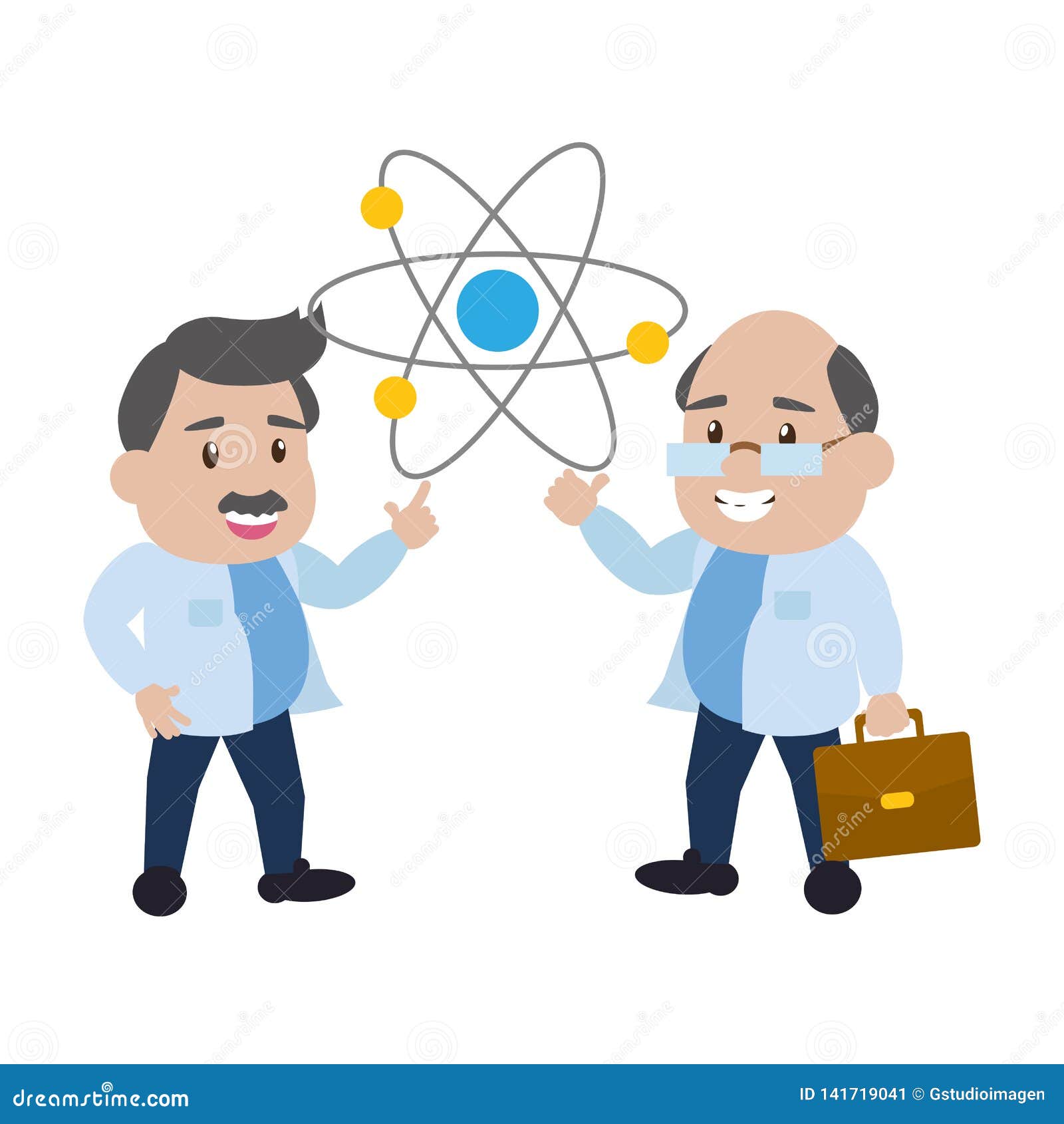 Scientist Professor Science Stock Vector - Illustration of physics ...