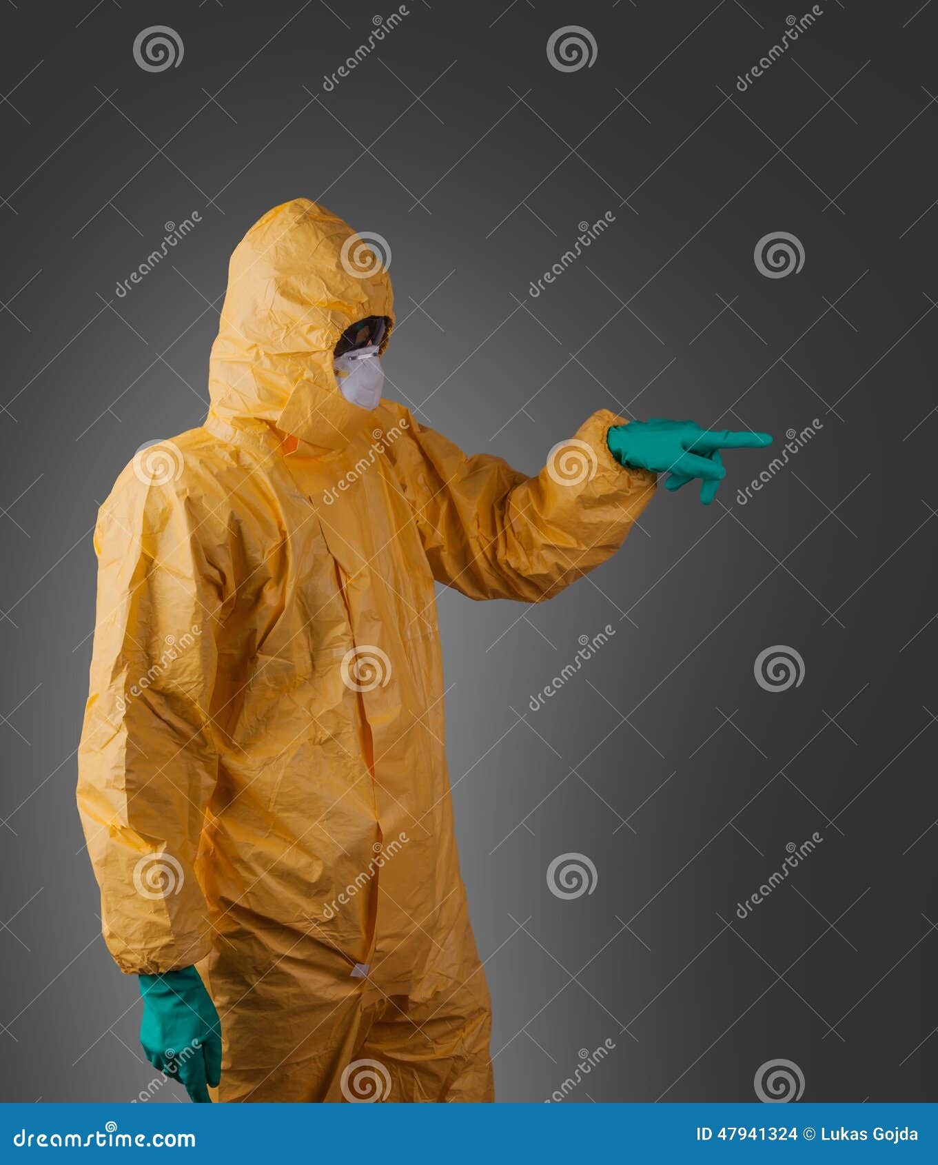 Scientist with Protective Hazmat Suit Stock Photo - Image of ...