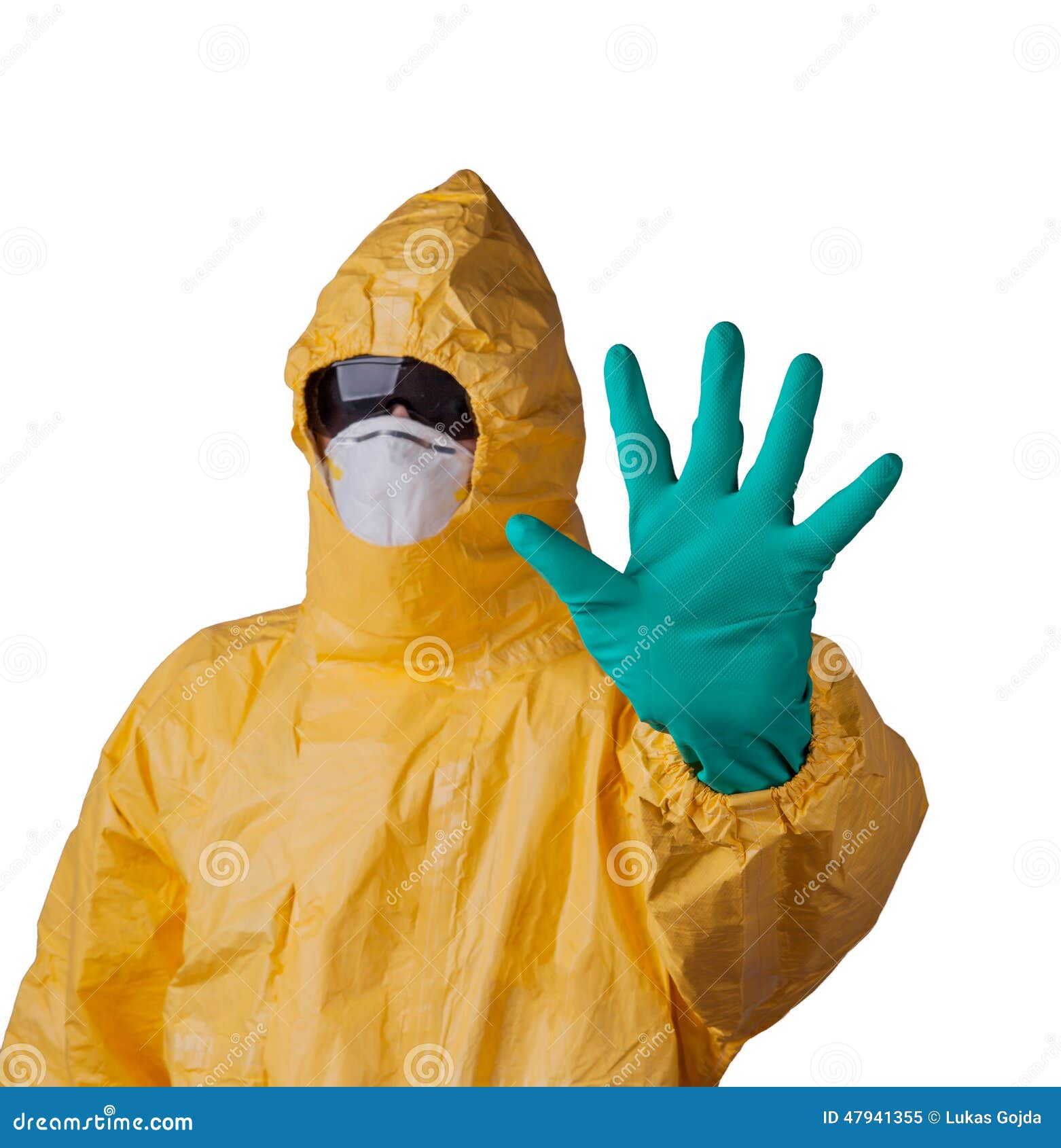 Scientist with Protective Hazmat Suit Stock Image - Image of ...