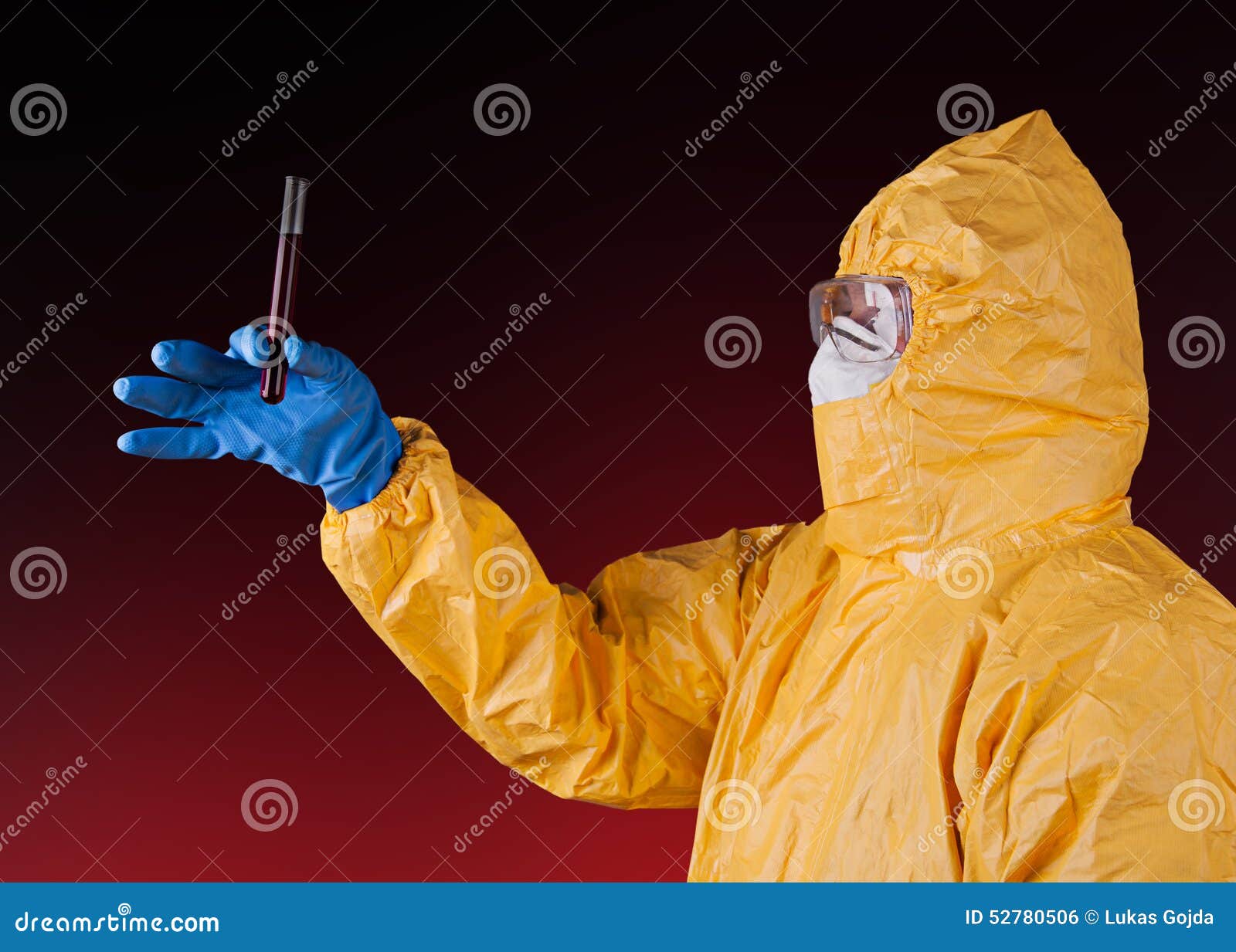 Scientist with Protective Suit. Stock Photo - Image of science ...