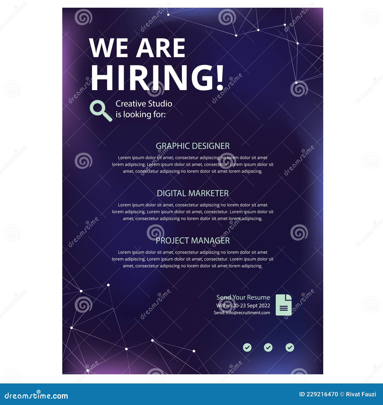 Scientist Recruitment Flyer Stock Photo - Image of promotion, adobe ...