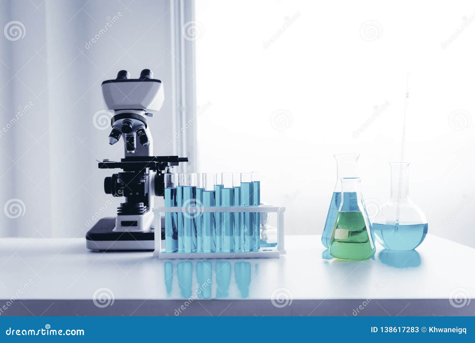 Scientist Research Laboratory Equipment Tools in Lab Room Secure ...