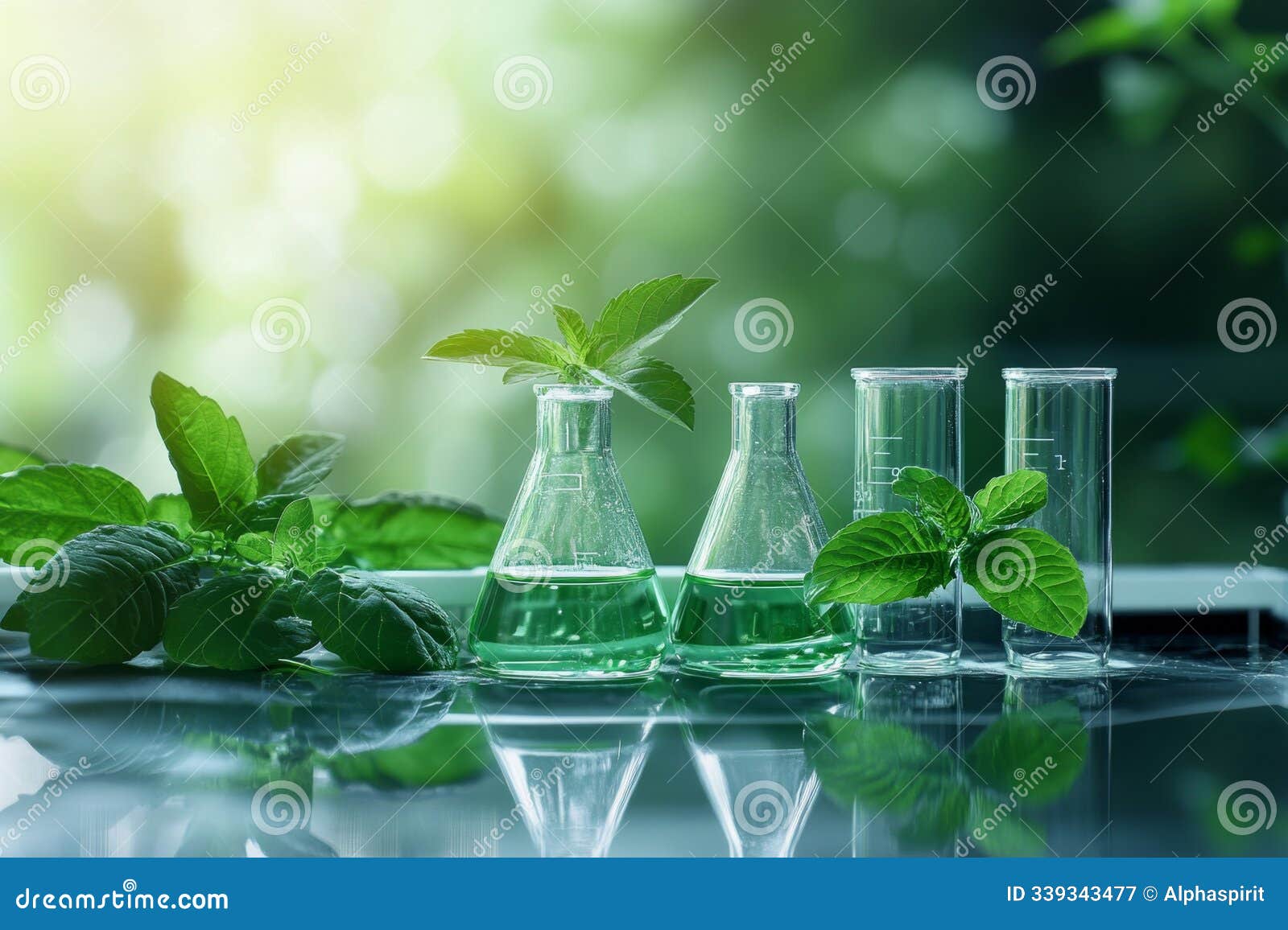Scientist is Researching Plant Extracts in a Laboratory Using Test ...