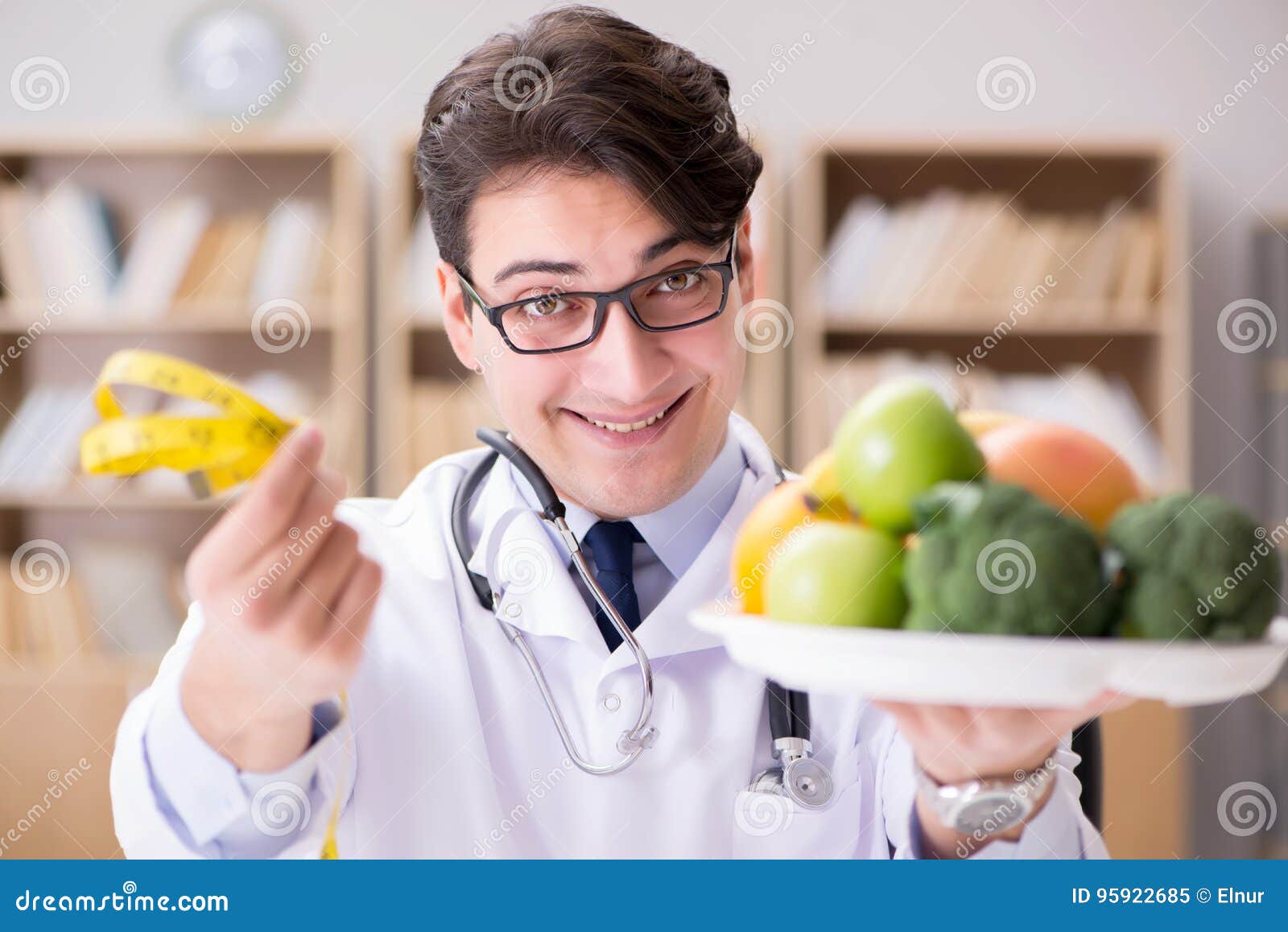 The Scientist Studying Nutrition in Various Food Stock Image - Image of ...