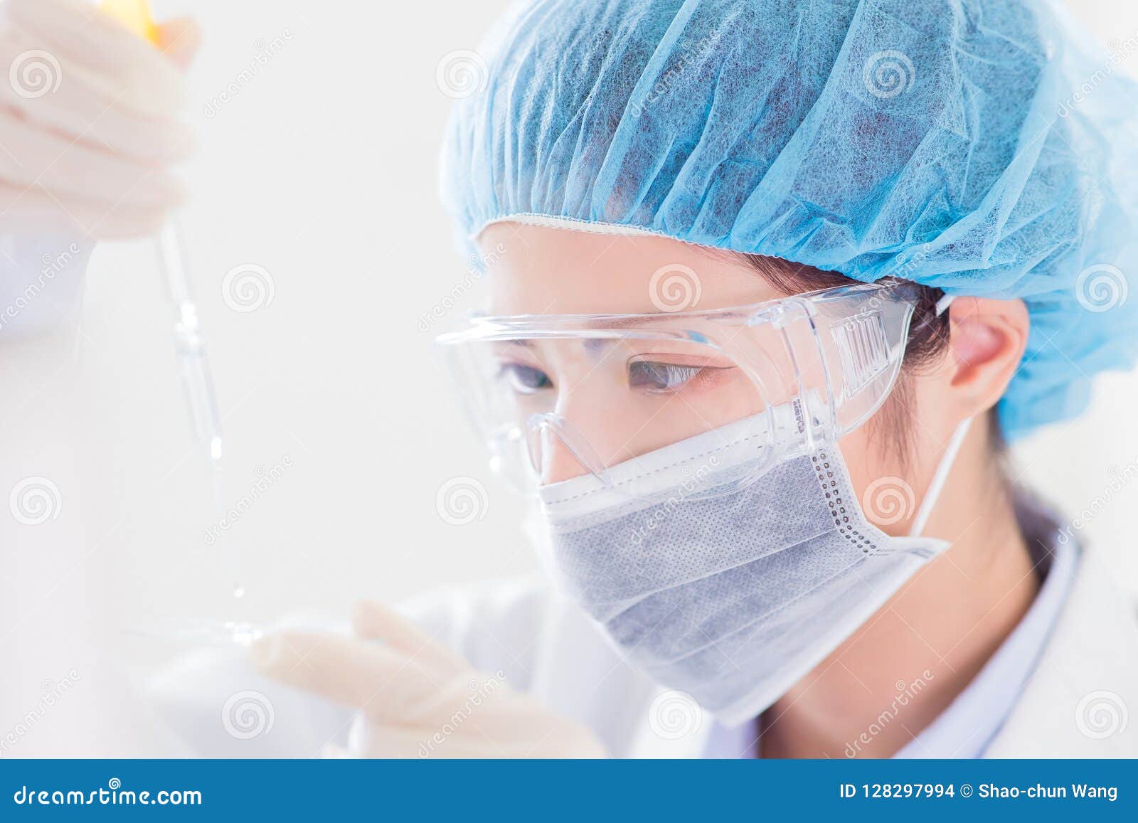 Scientist Take Microscope Slide Stock Photo - Image of medicine ... Scientist Take Microscope Slide Stock Photo - Image of medicine ...