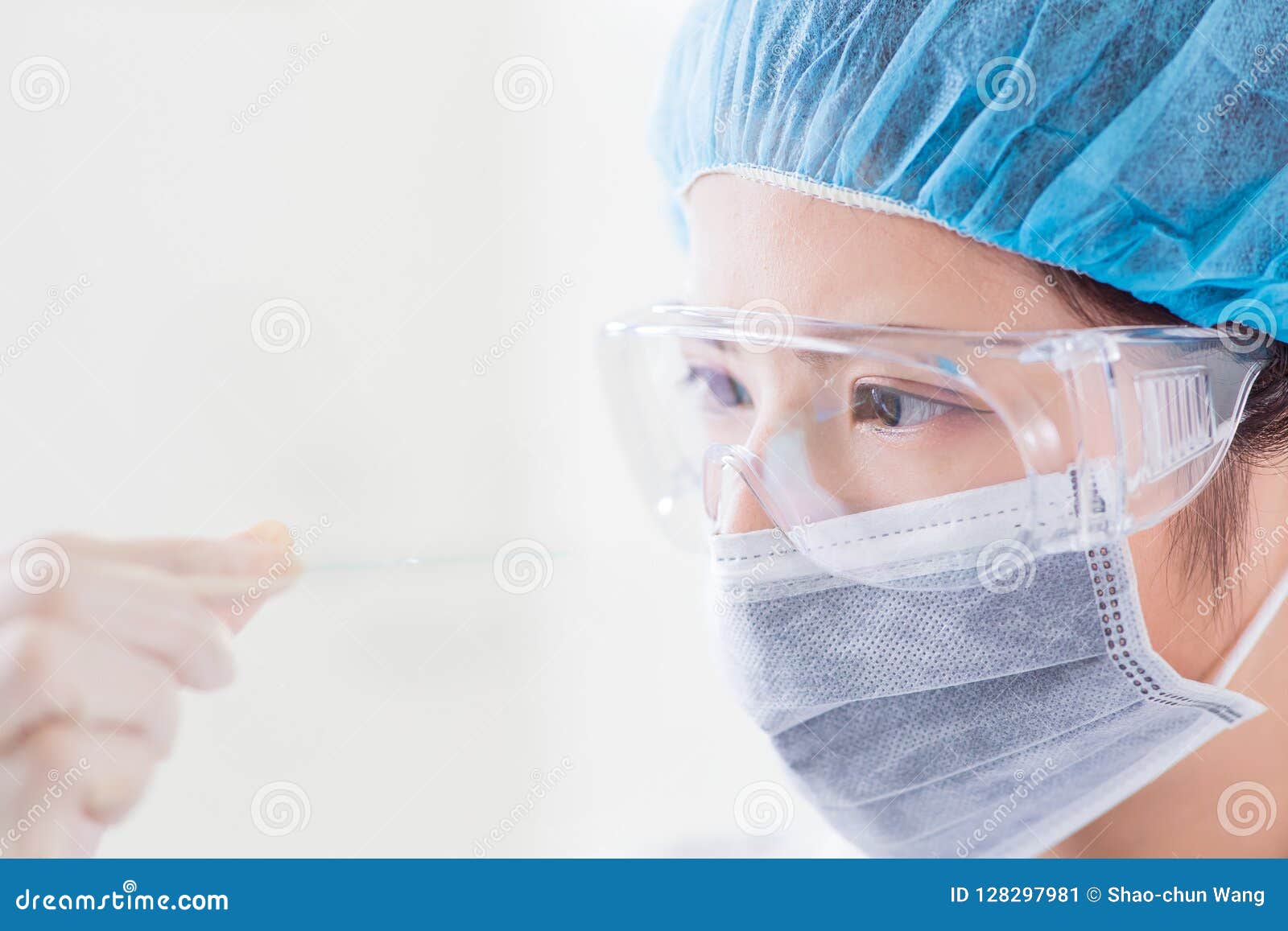 Scientist Take Microscope Slide Stock Image - Image of biochemistry ... Scientist Take Microscope Slide Stock Image - Image of biochemistry ...