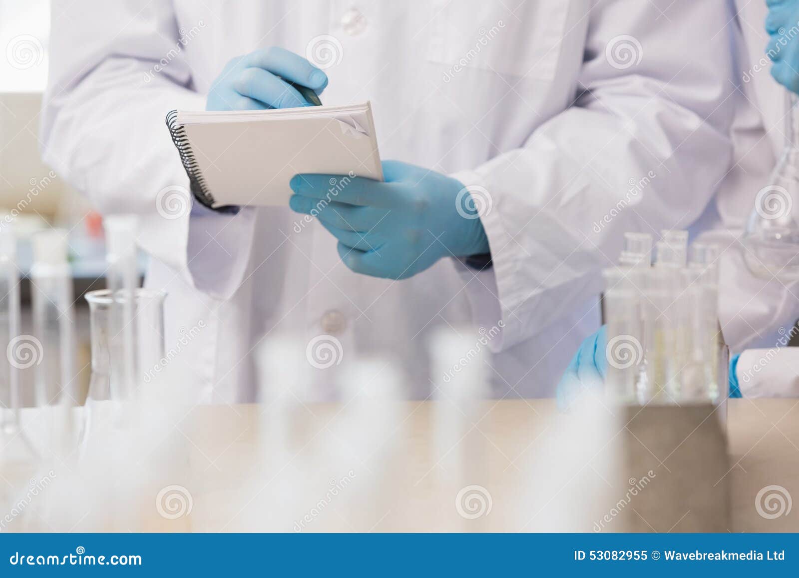 Scientist taking notes stock image. Image of chemical - 53082955