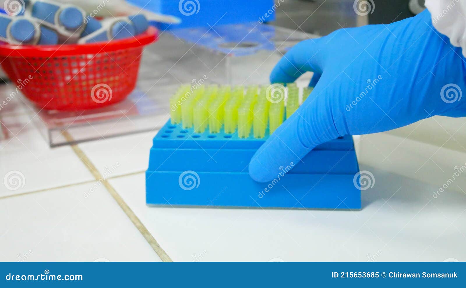 Scientist Testing Crossmatching in Laboratory Stock Image - Image of ...