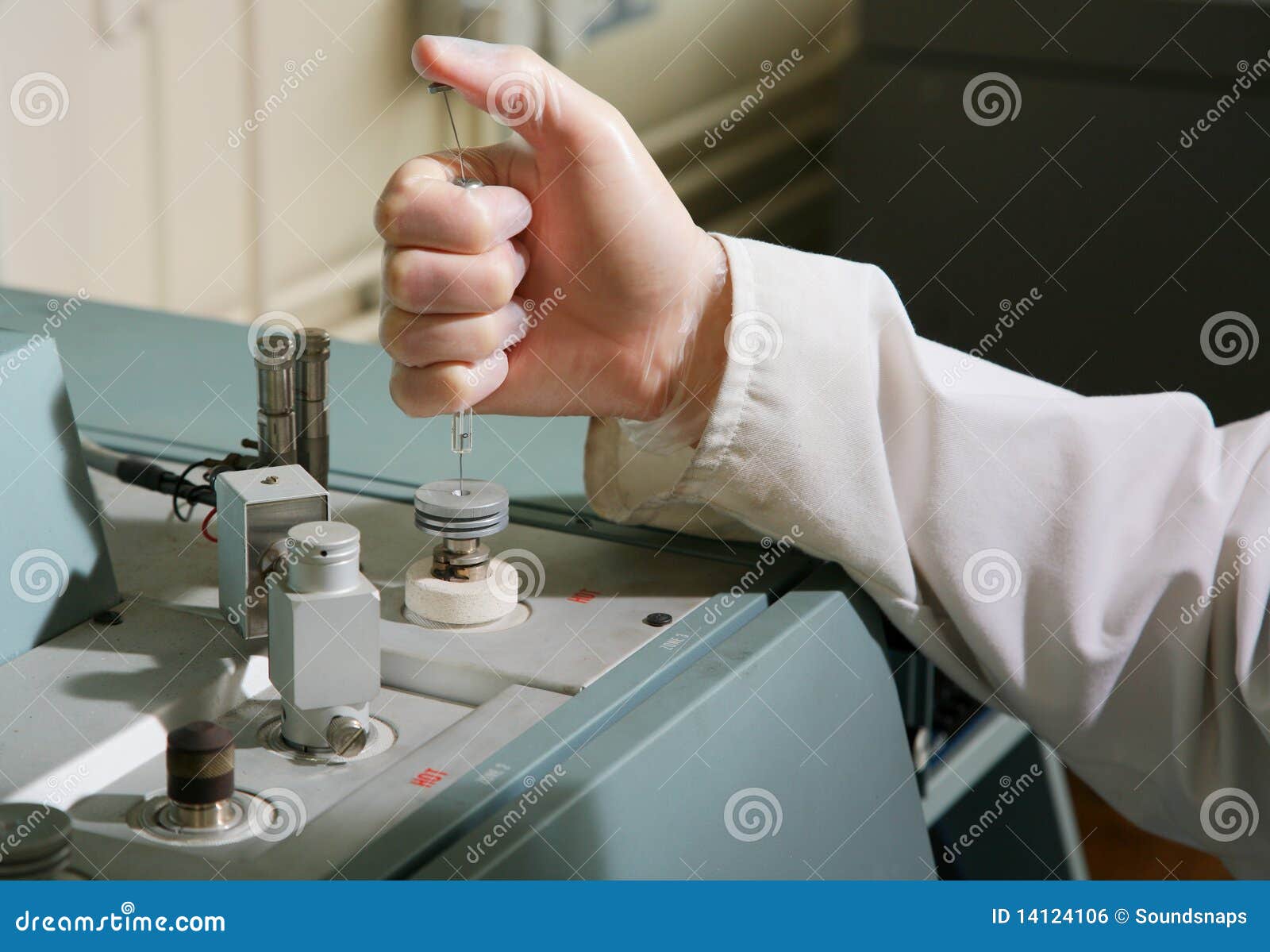 Scientist Testing Measurements Stock Photo - Image of technical, test ...