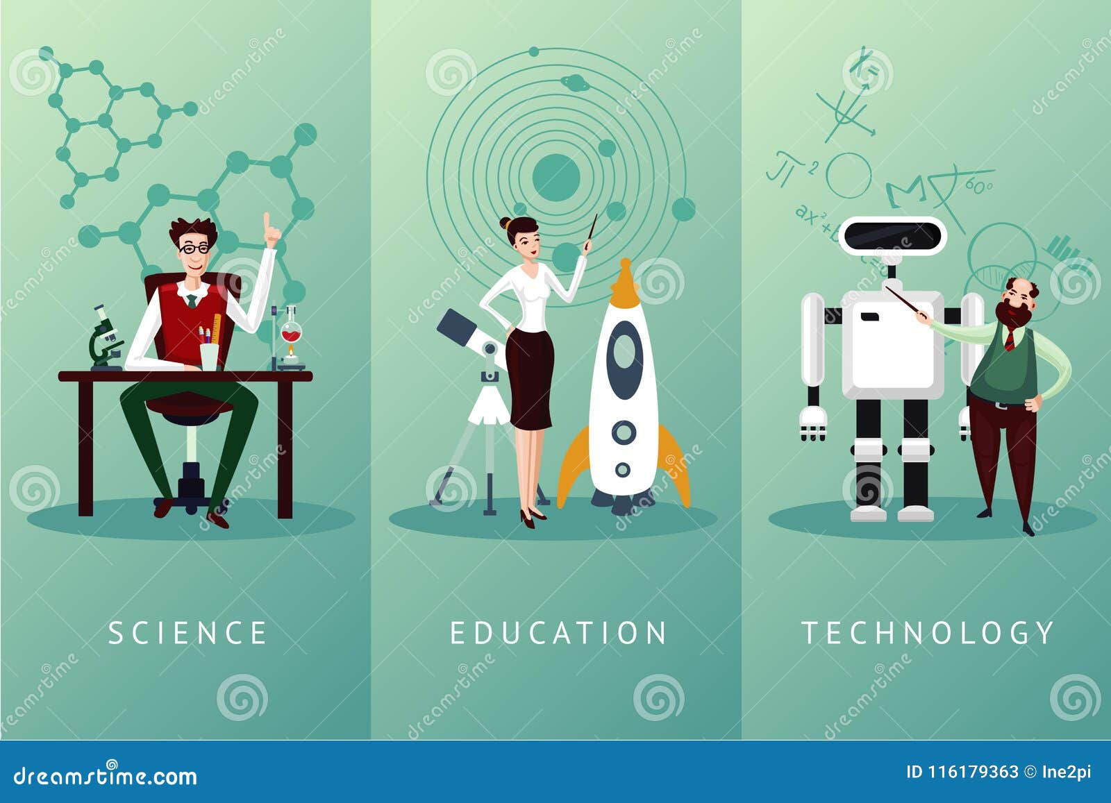 Science Technology Cartoon Scientist Stock Illustrations – 8,490 ...