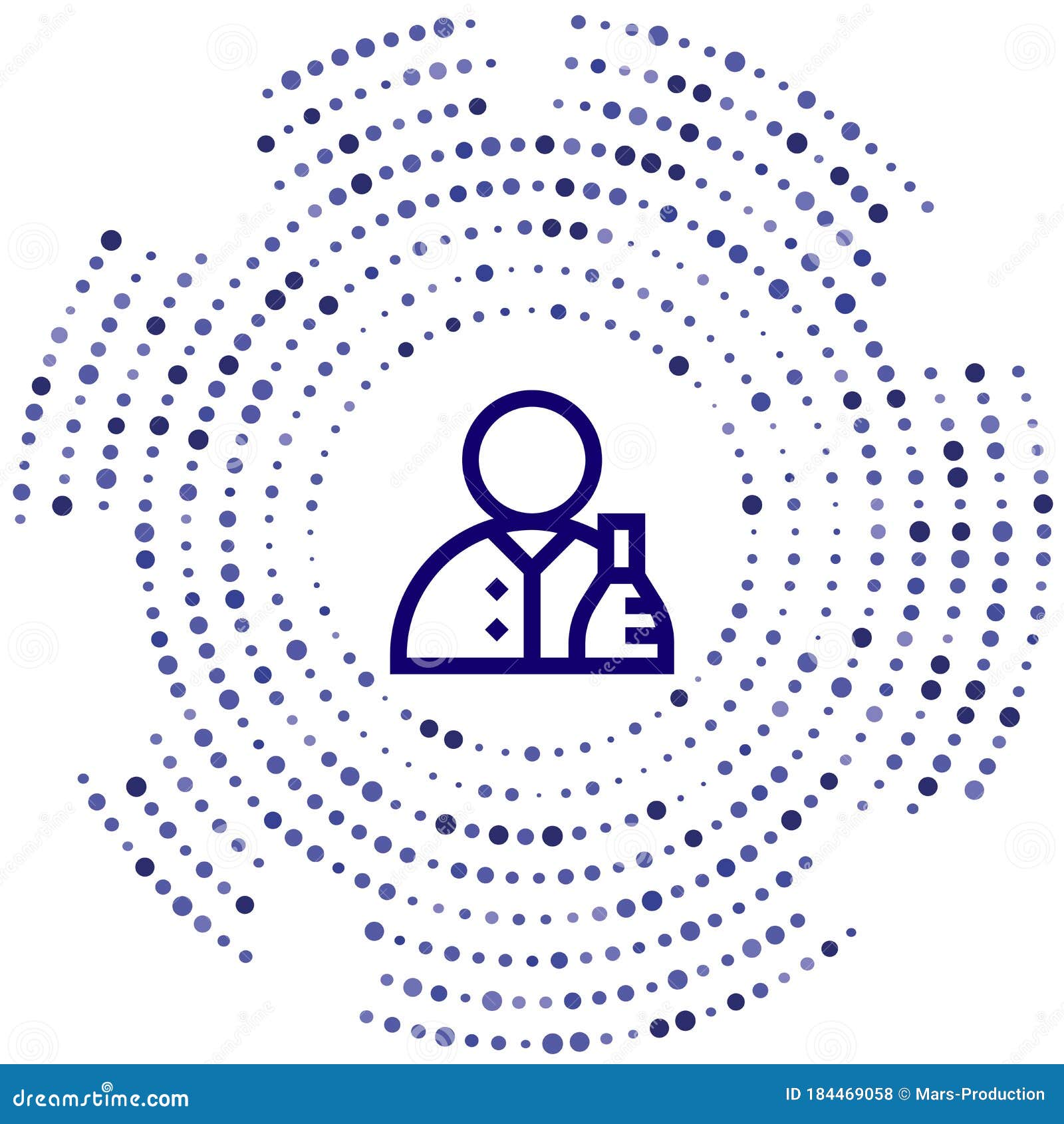 Scientist Vector Icon. Scientist Editable Stroke. Scientist Linear ...