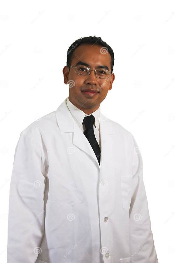 Scientist White Background stock image. Image of coat, student - 268519