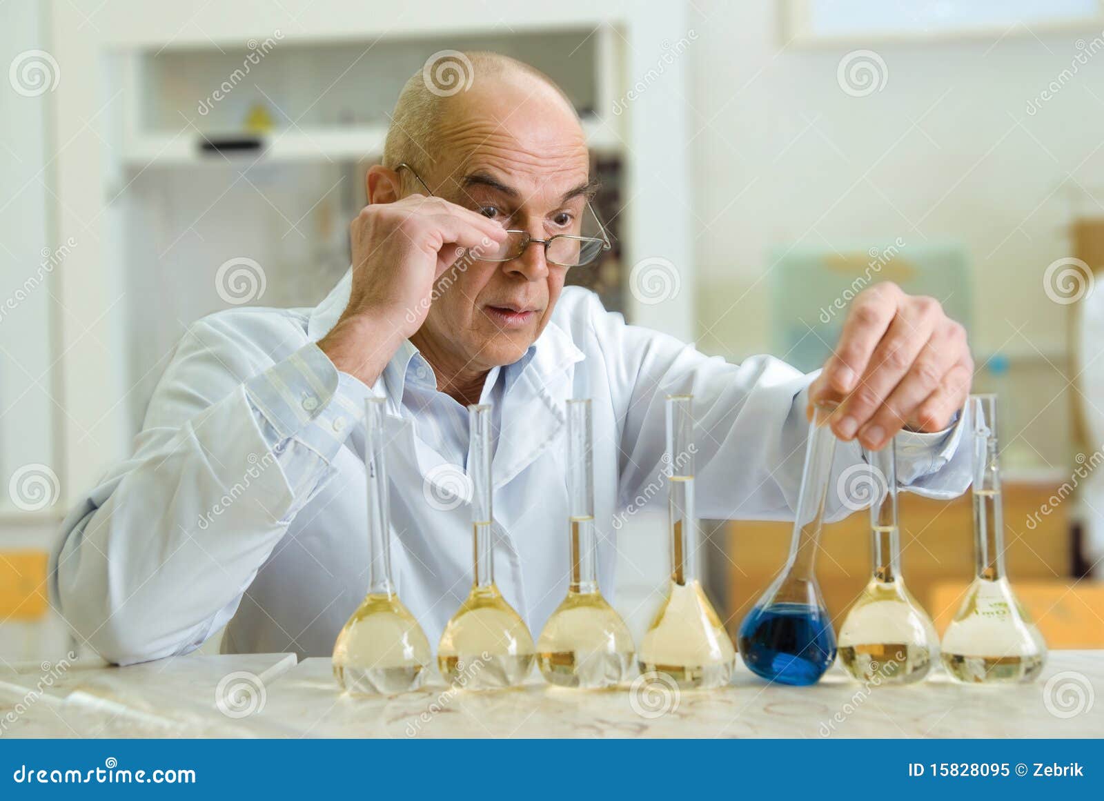 A Scientist Who Conducts Experiments Stock Image - Image of hand ...