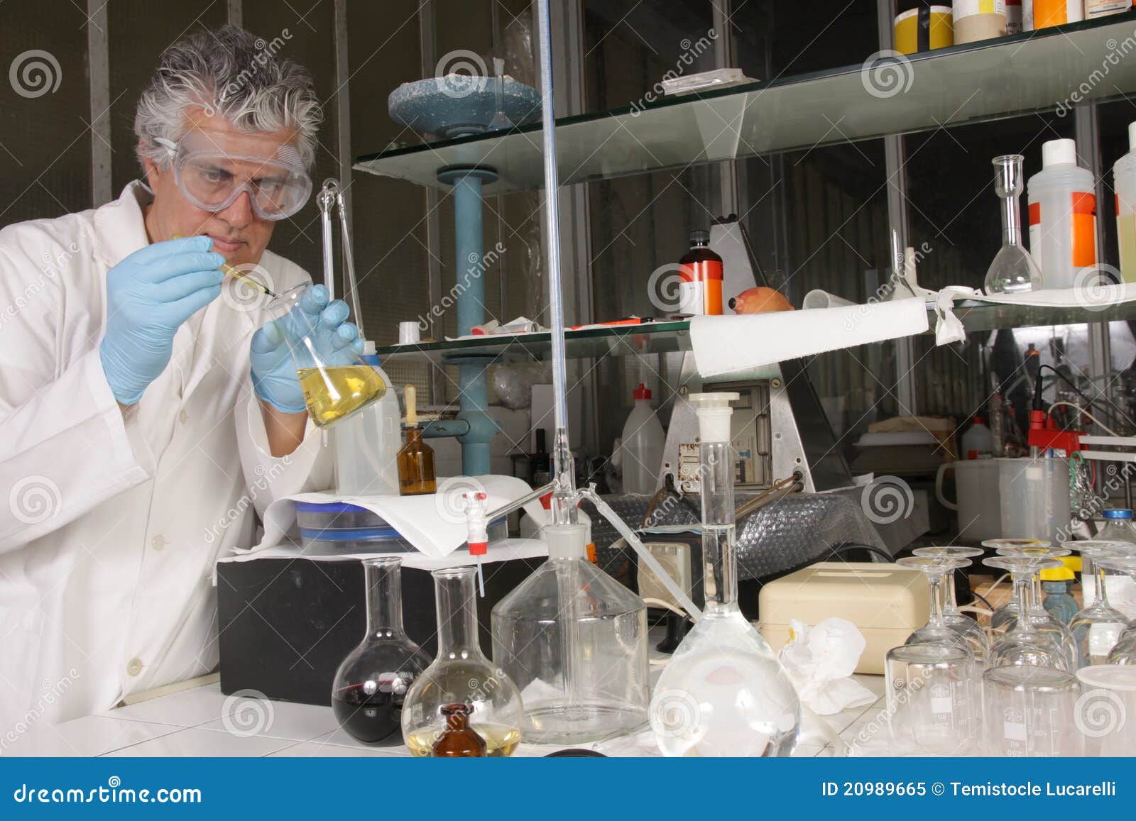 Scientist at work stock image. Image of tube, surgeon - 20989665