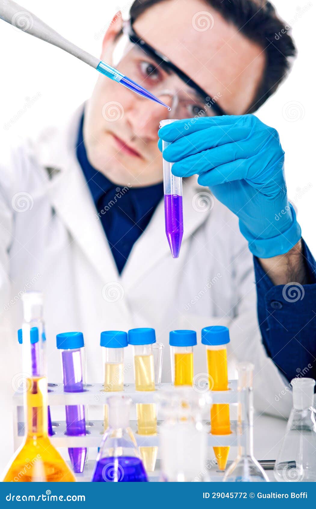 Scientist at work stock photo. Image of medicine, caucasian - 29045772