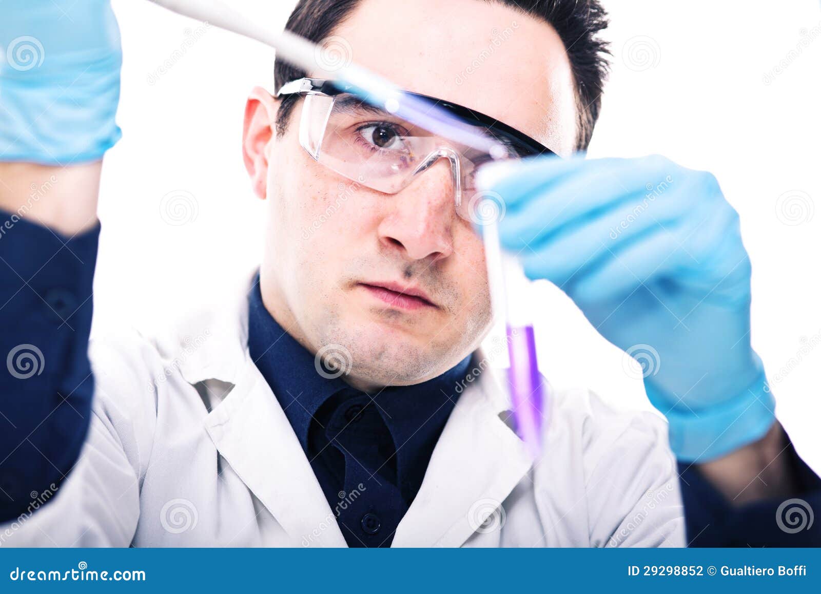 Scientist at work stock photo. Image of clinical, professional - 29298852