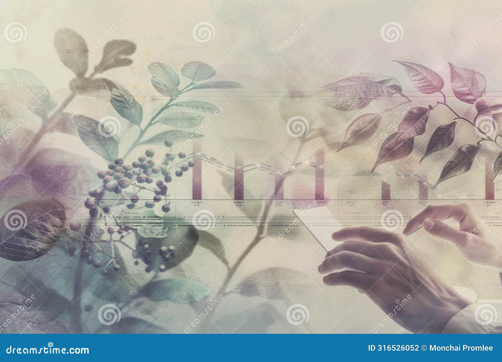 DNA Sequencing Visualization With Colorful Markers. Concept ...