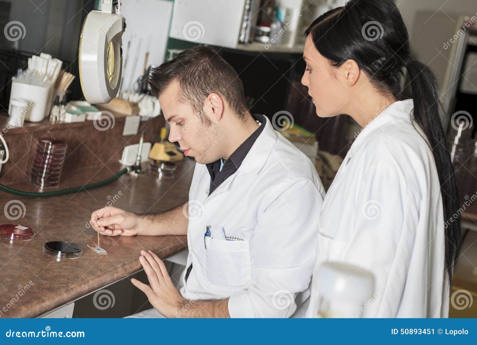 Scientist at Work in a Laboratory Stock Image - Image of chemistry ...
