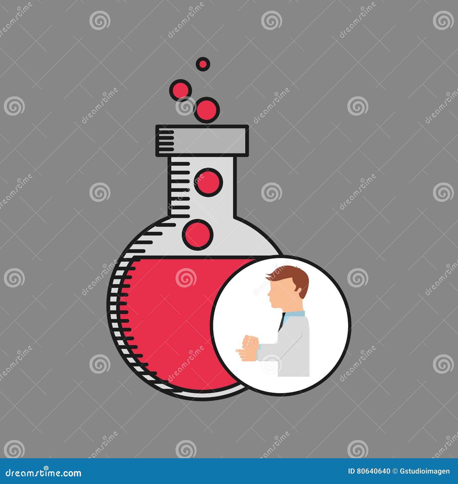 Distiller With Pressure Gauge Cartoon Vector | CartoonDealer.com #154438343