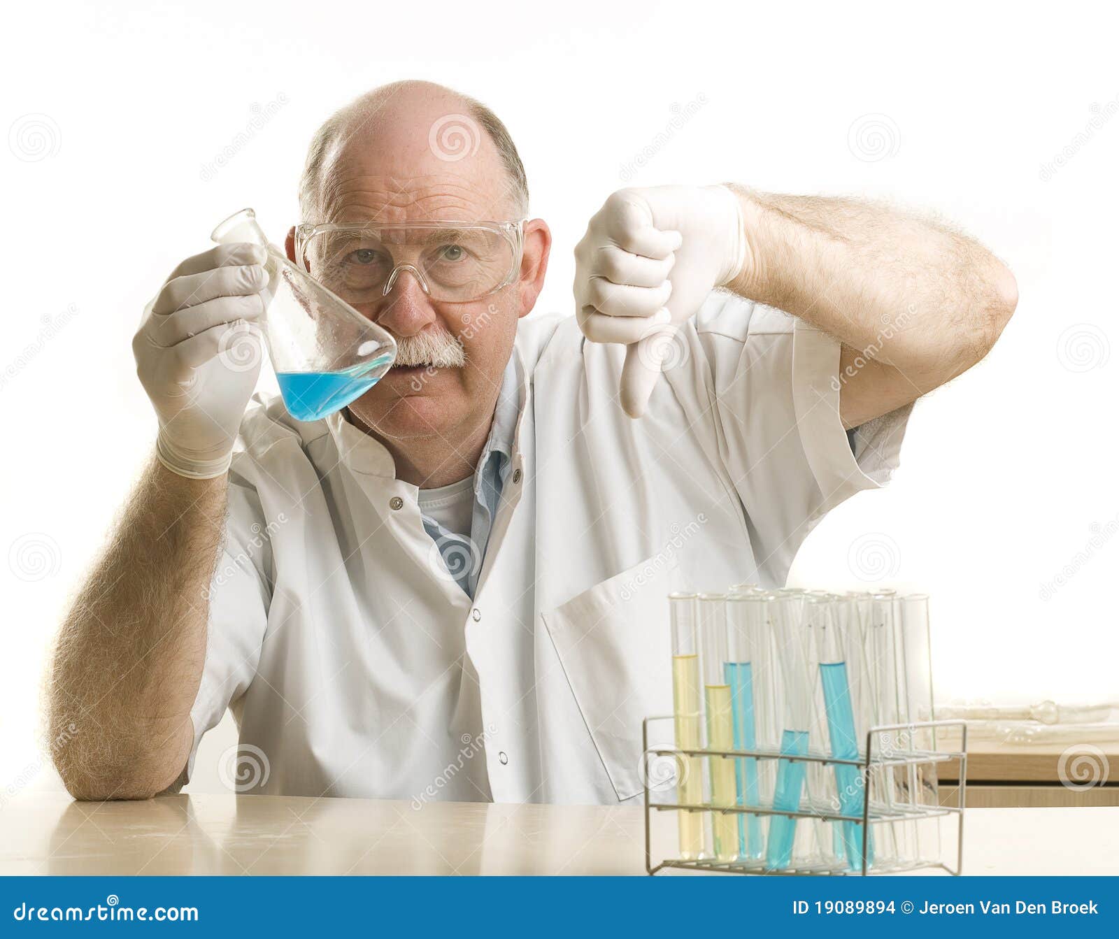 Scientist Working with Chemicals Stock Photo - Image of concentration ...