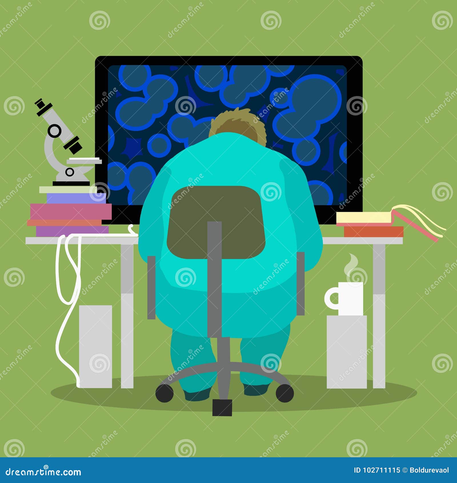 Cartoon Computer Scientist Stock Illustrations – 1,605 Cartoon Computer ...