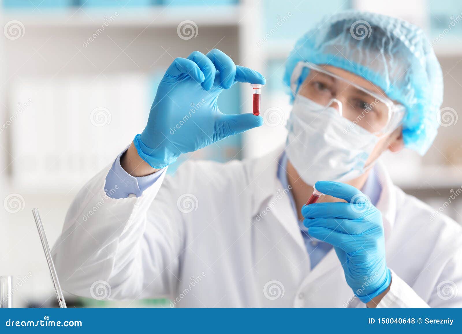 Scientist Working in Laboratory Stock Photo - Image of drug, indoors ...