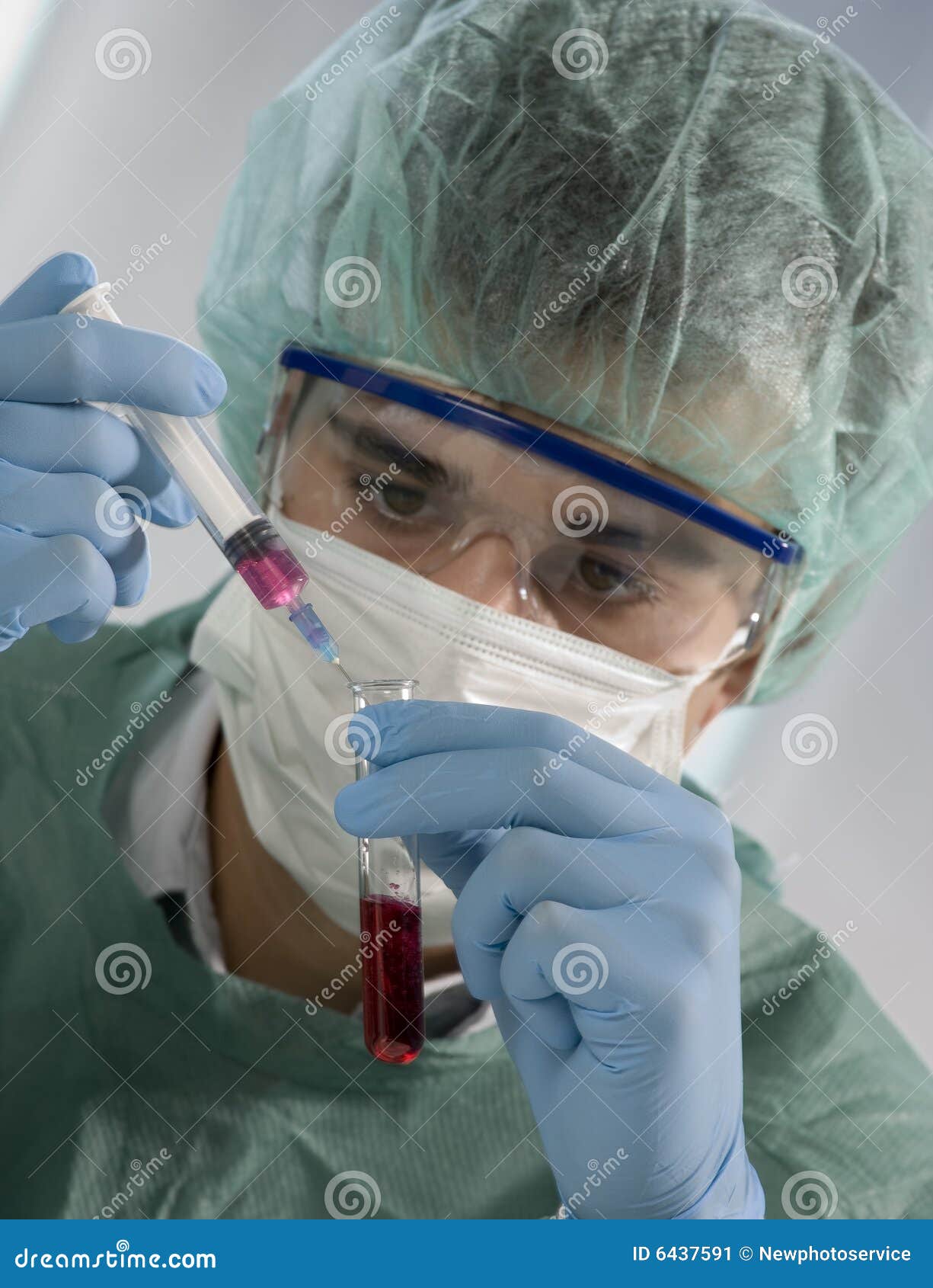 Scientist Working in Laboratory Stock Image - Image of instrument ...