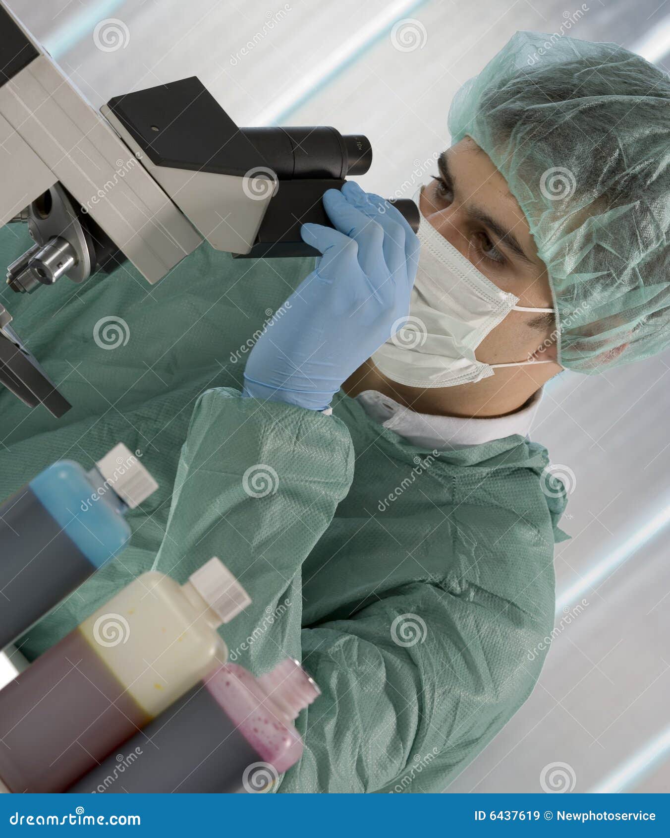Scientist Working in Laboratory Stock Image - Image of assistant ...