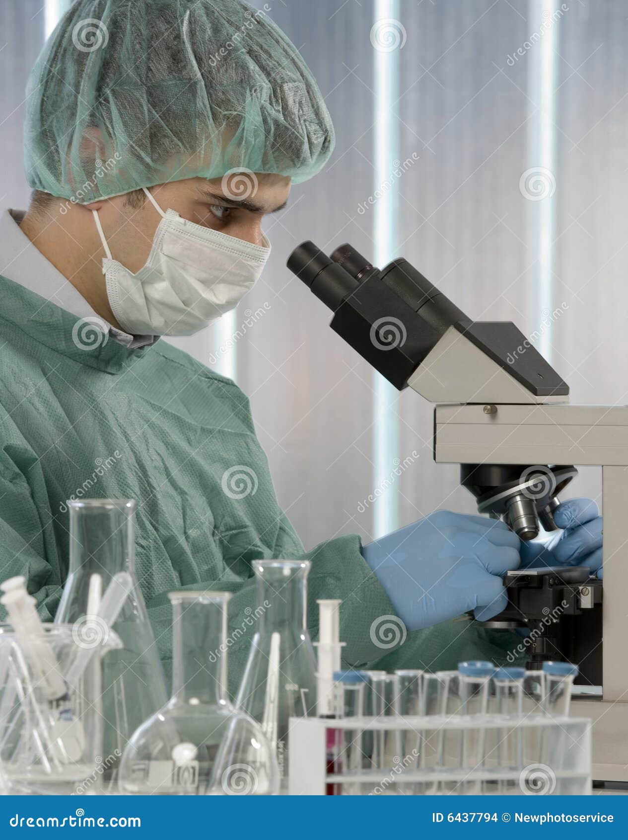Scientist Working in Laboratory Stock Photo - Image of research ...