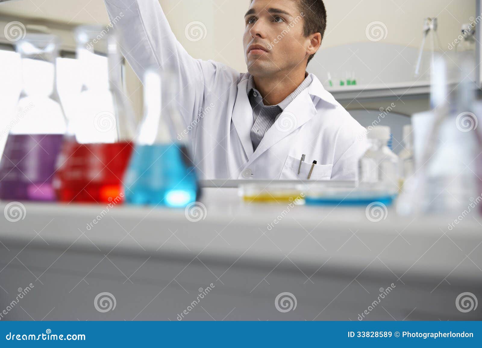 Scientist Working in Laboratory Stock Image - Image of pharmacy ...