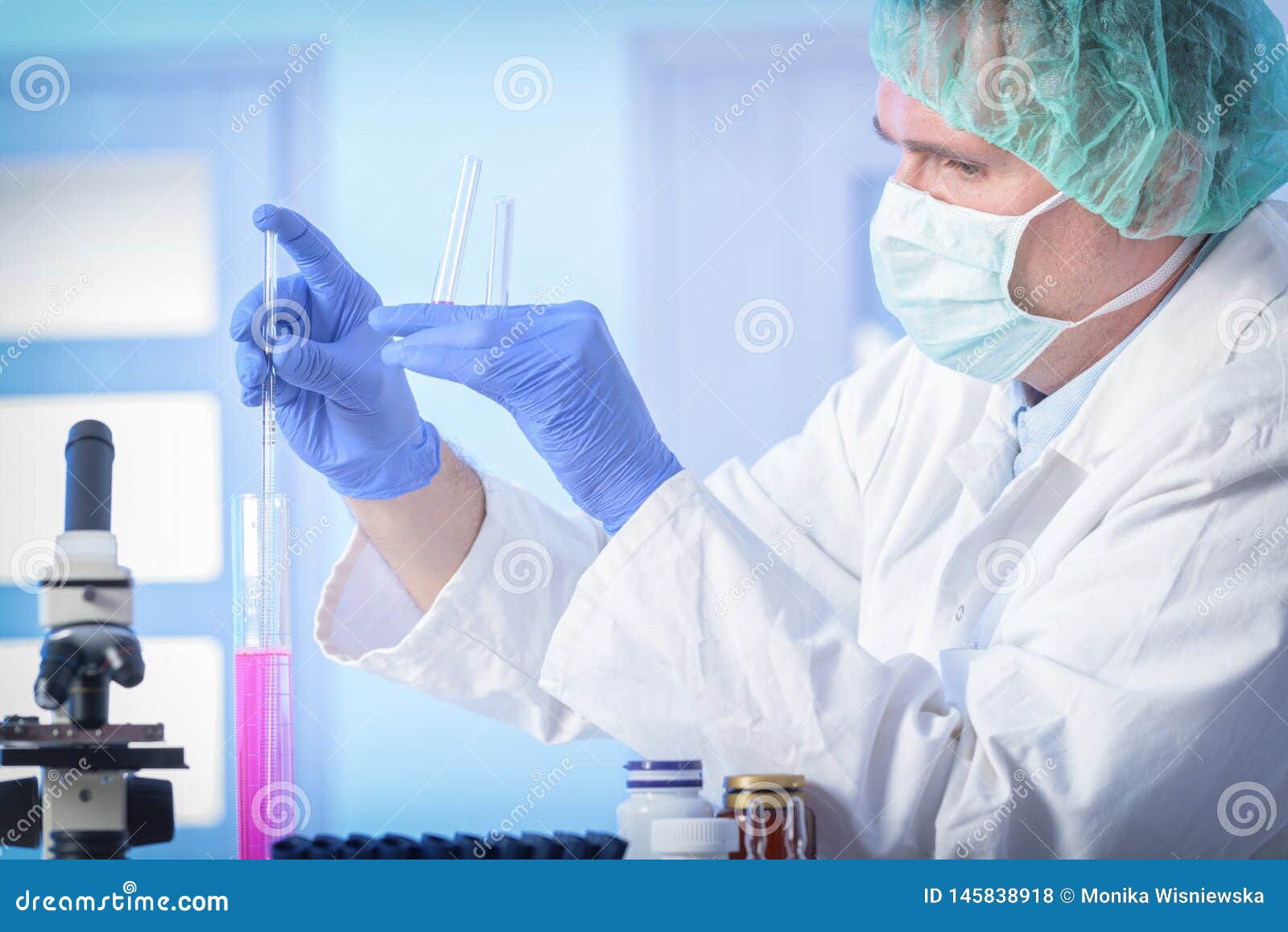Scientist Working at the Laboratory Stock Photo - Image of ... Scientist Working at the Laboratory Stock Photo - Image of ...