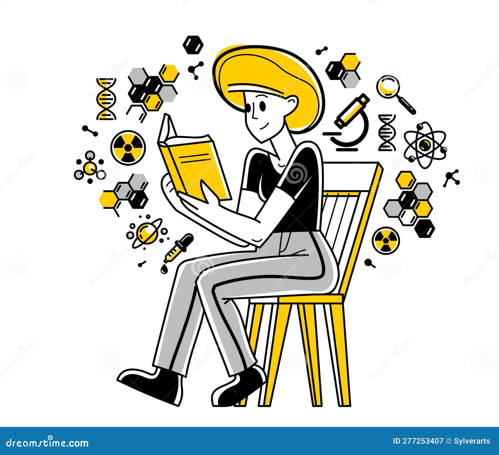 Scientist Working on Some Science Research or Invention, Discovering ...