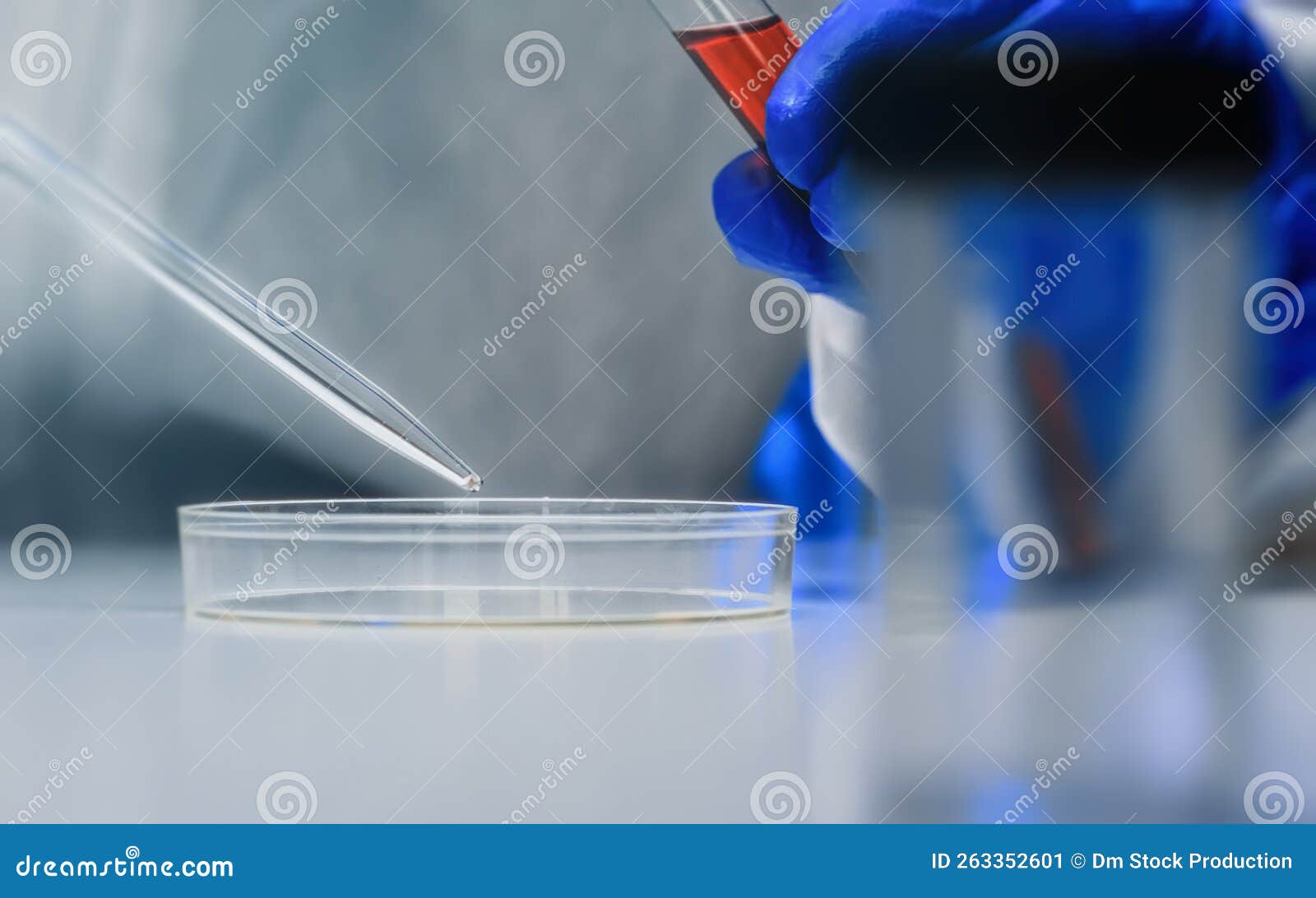 Scientist Working with Test Tubes Stock Image - Image of medicine ...