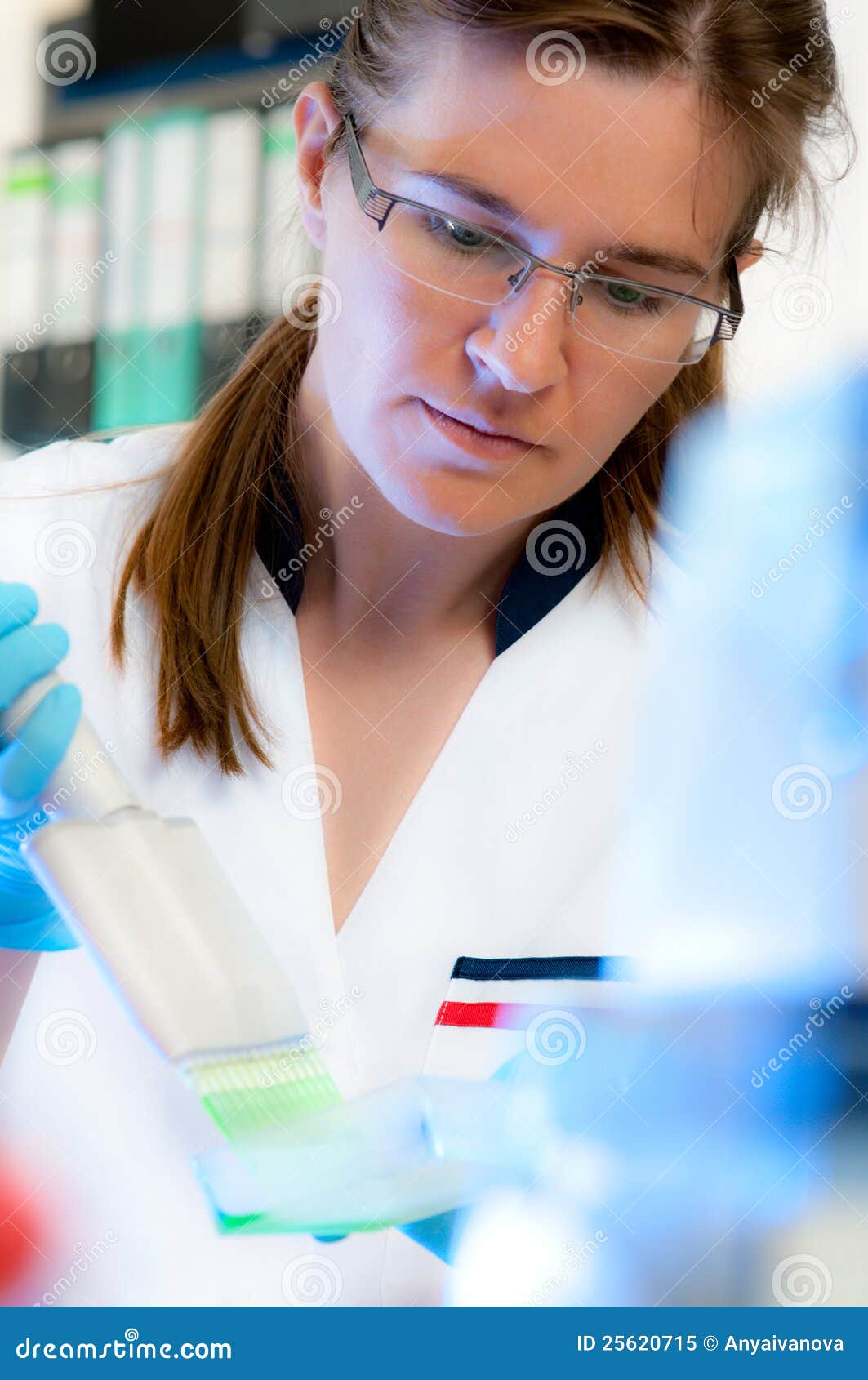 Scientist Works in Modern Laboratory Stock Image - Image of medicine ...