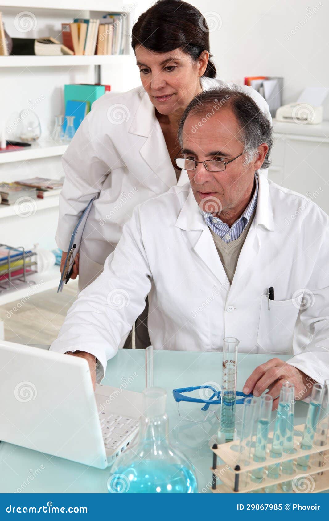 Scientists stock image. Image of protective, experimenting - 29067985