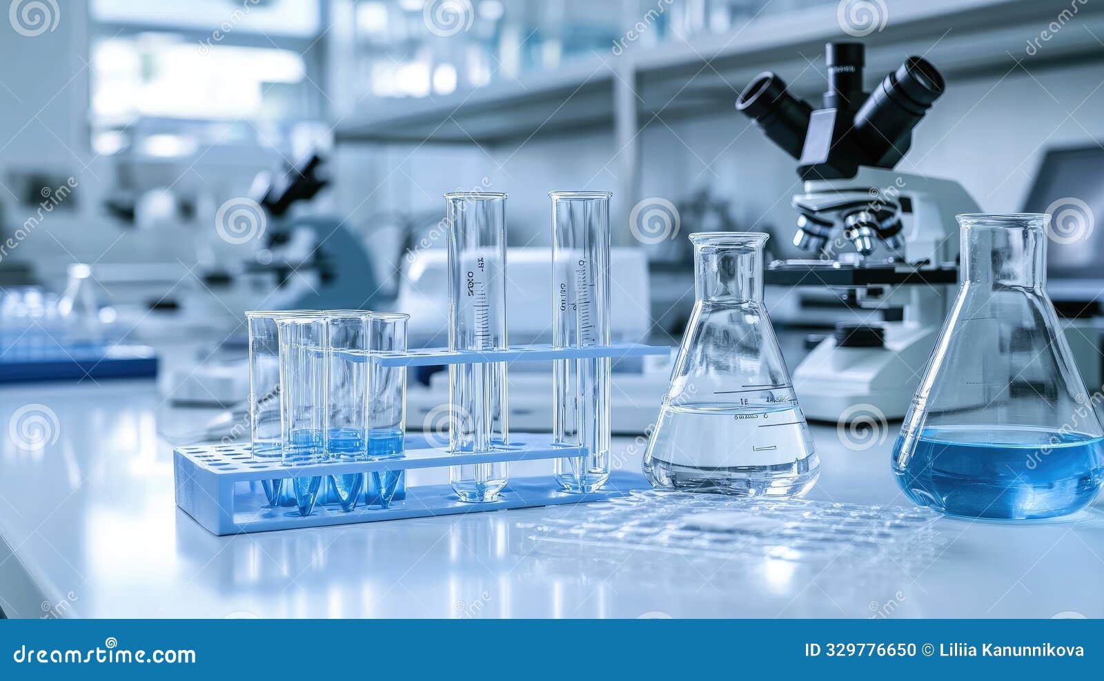 Scientists Conduct Experiments in a Well-equipped Laboratory Featuring ...