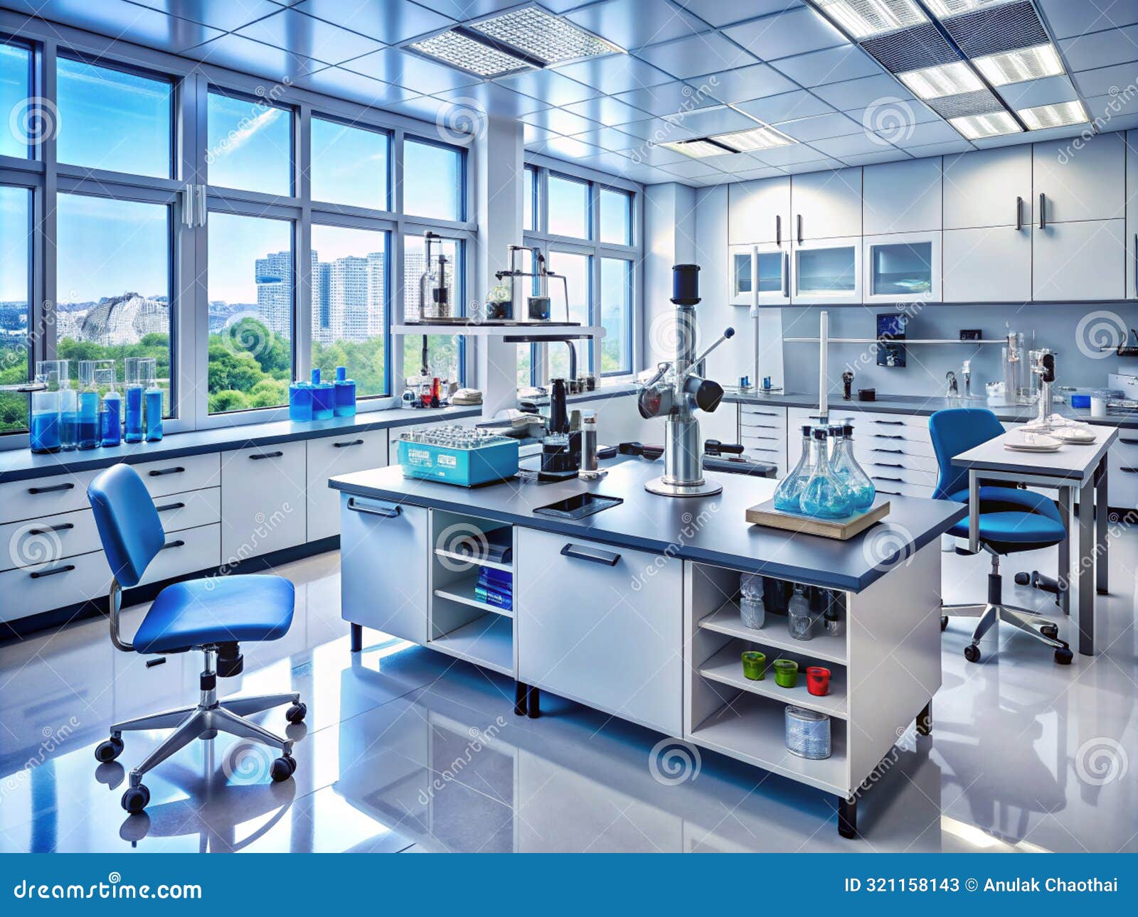 Scientists Conducting Quality Control Tests in a Laboratory Setting ...