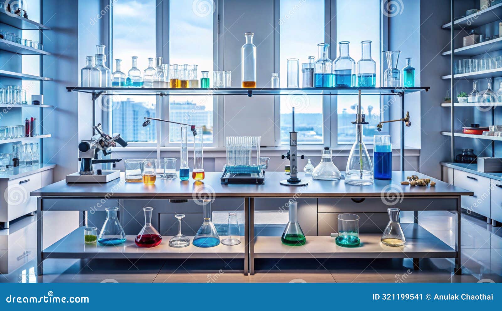 Scientists Conducting Quality Control Tests In A Laboratory Setting ...