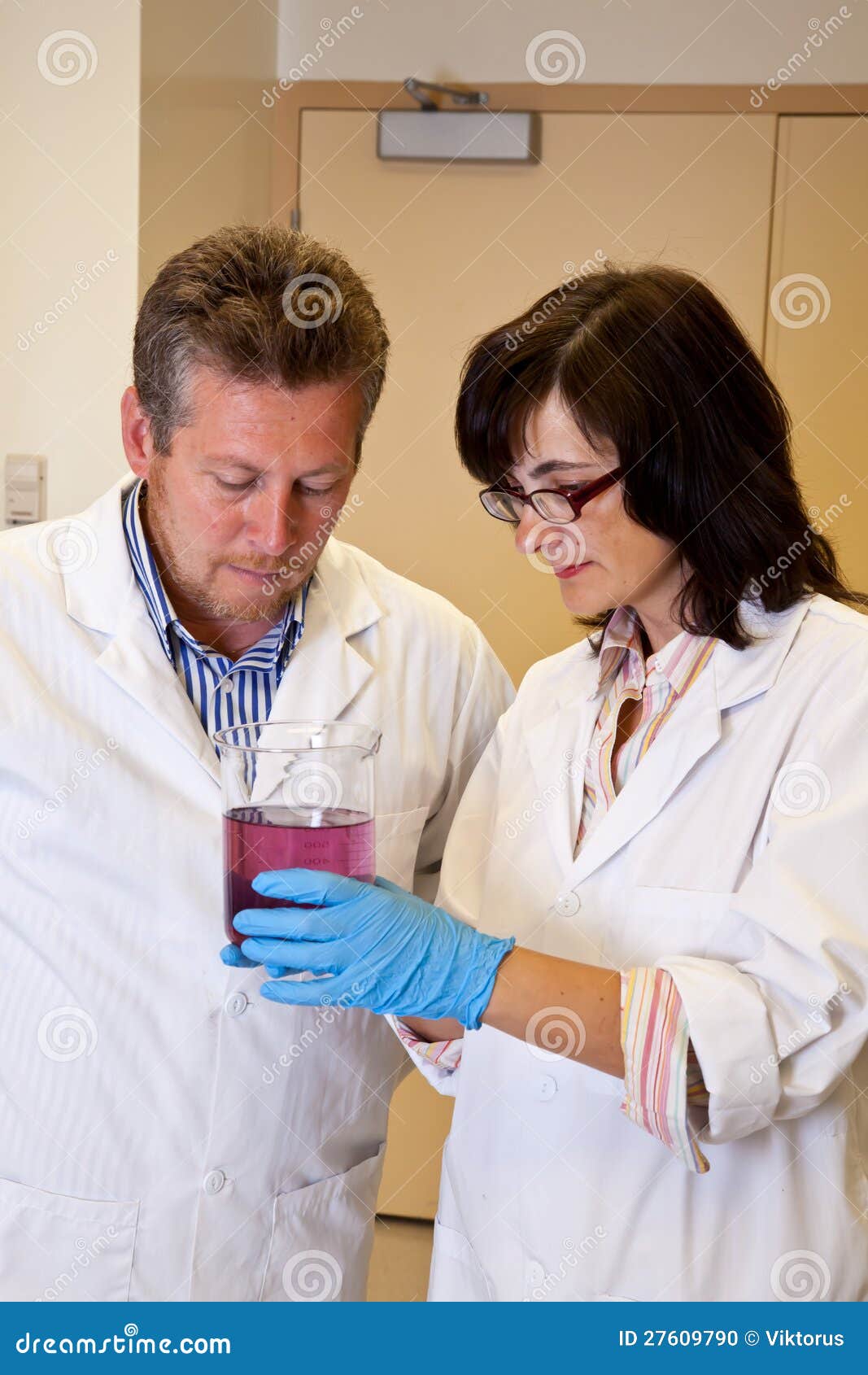 Scientists Discuss Experiment Results Stock Photo - Image of chemistry ...